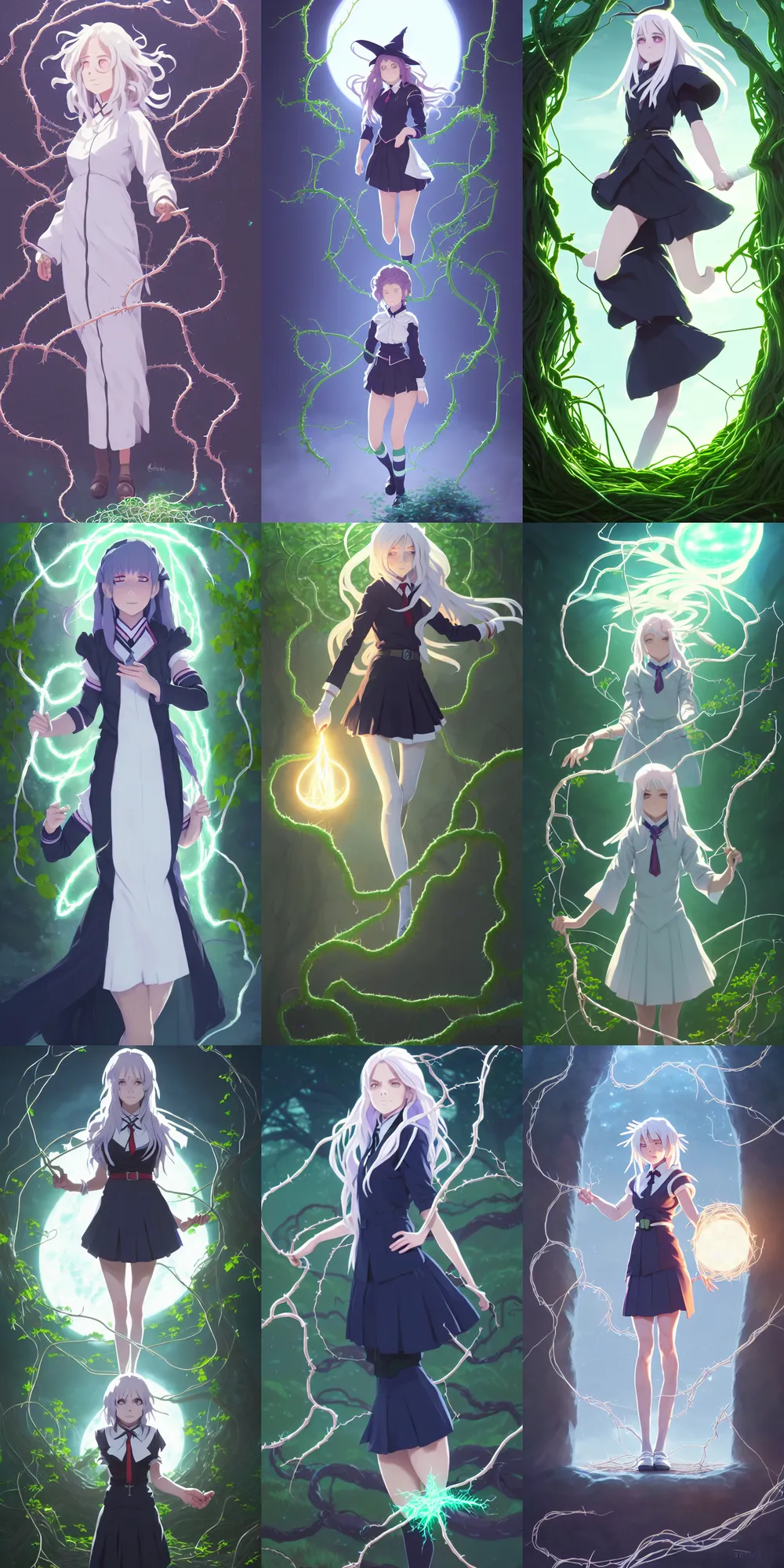 visual novel sprite of female student witch by greg | Stable Diffusion ...