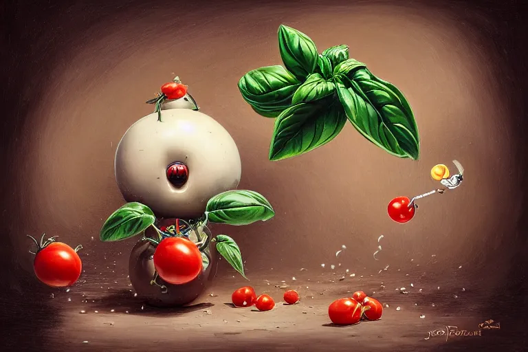 a highly detailed tomato is playing with a ball of | Stable Diffusion ...