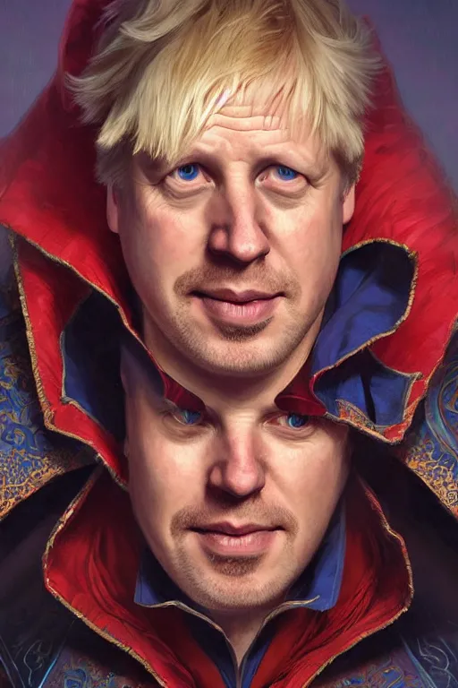 Boris Johnson as Dr. Strange, highly detailed | Stable Diffusion | OpenArt