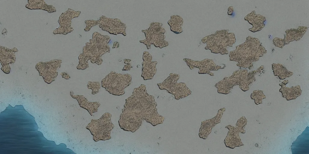 a salt covered island, gridless tabletop roleplaying | Stable Diffusion ...
