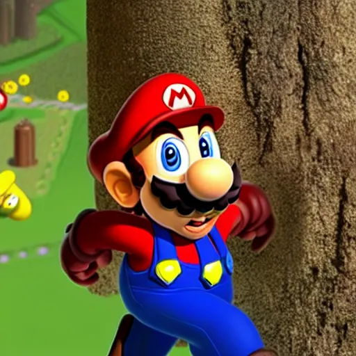 A still of Super Mario in the Blair Witch Project | Stable Diffusion ...
