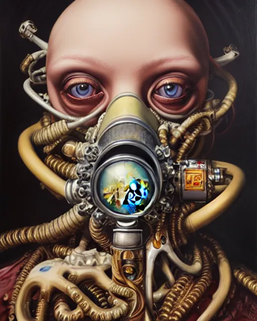 a maximalist portrait a with large lips and with large | Stable Diffusion | OpenArt