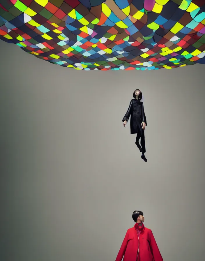 high fashion close - up of a lone model posing | Stable Diffusion | OpenArt