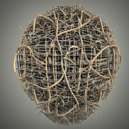 humanoid avatar in a simulated castle at the center of | Stable ...