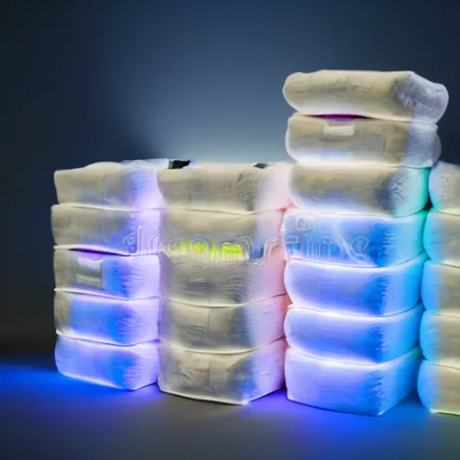 baby diapers with rgb lights, stock photo | Stable Diffusion | OpenArt