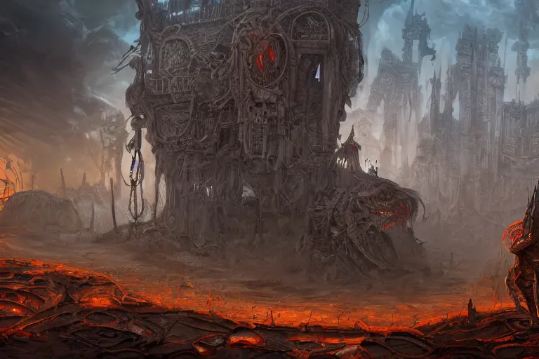 post-apocalyptic hellscape torment, in style of | Stable Diffusion ...