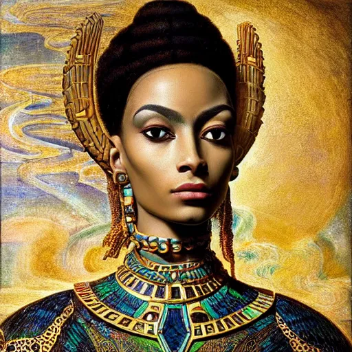 intricate detail, hyper detail, nefertiti, african | Stable Diffusion ...