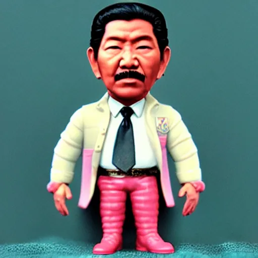 Dictator Ferdinand Marcos, wearing a pink dress, | Stable Diffusion ...