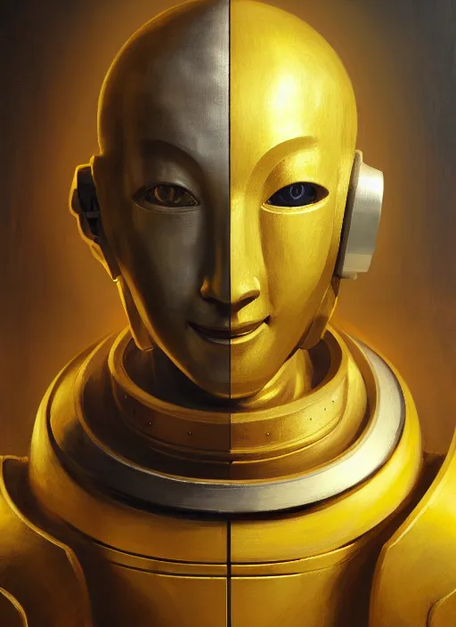 portrait of zenyatta ( from overwatch ) the robot zen | Stable Diffusion
