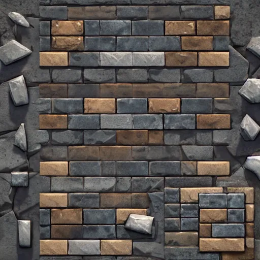 stylized stone cladding texture, unreal engine, | Stable Diffusion ...