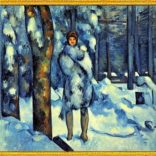 winter fuzzy creepy pool square wolf grain sax shrub, | Stable Diffusion