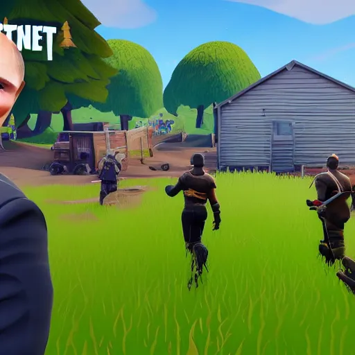 Putin In Fortnite very detailed 4K quality super | Stable Diffusion