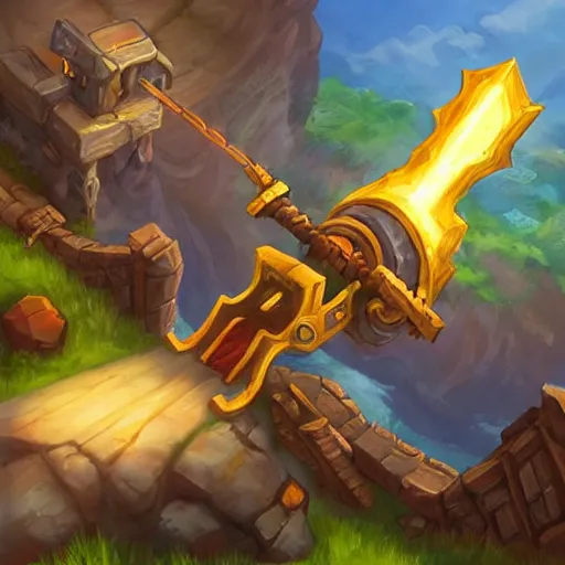 a sling catapult, rocks flying, cart wheels, fantasy | Stable Diffusion ...