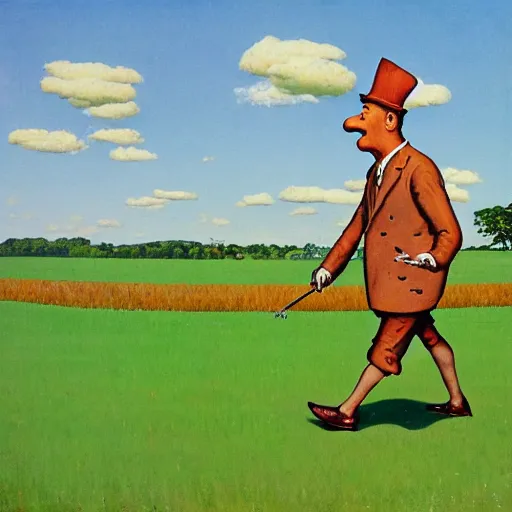 anthropomorphic pancake man, walking through a field | Stable Diffusion ...