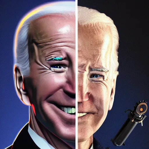 joe biden as a steampunk cyborg, scifi, hyper | Stable Diffusion | OpenArt