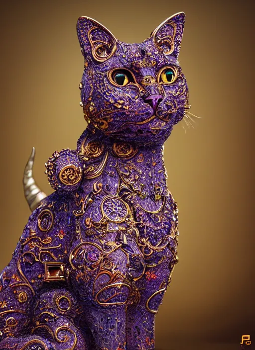 a photo - real delicate sculpture of an ornate | Stable Diffusion | OpenArt