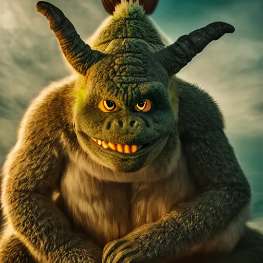 godzilla yoda donkey kong pikachu yeti chicken, highly | Stable ...