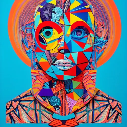 modern sculpture visionary art color and shapes by | Stable Diffusion ...