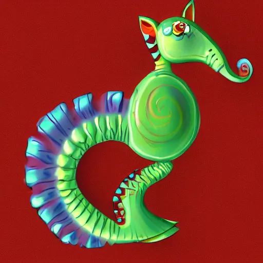 a seahorse cat shapeshifting fursona, furaffinity, | Stable Diffusion ...