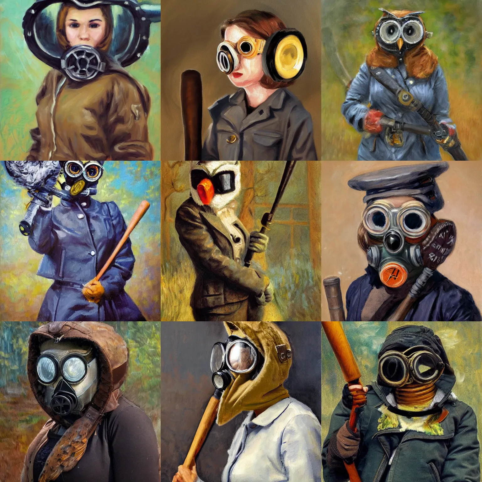 an hd impressionist portrait painting of a woman in a | Stable ...