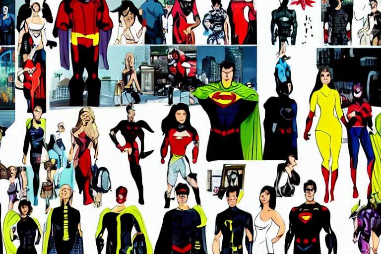 movie superhero team legion closeup, DC Marvel | Stable Diffusion | OpenArt