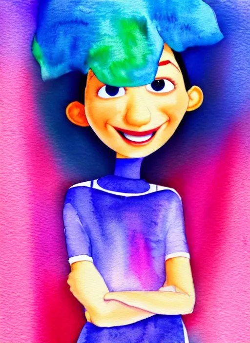 pixar character and sidekick, animated, beautiful | Stable Diffusion ...