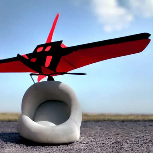 A sculpture a airplane_small made pure recycle | Stable Diffusion | OpenArt