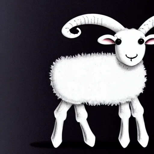 photo of transparent white flat sheep in spiderweb | Stable Diffusion | OpenArt