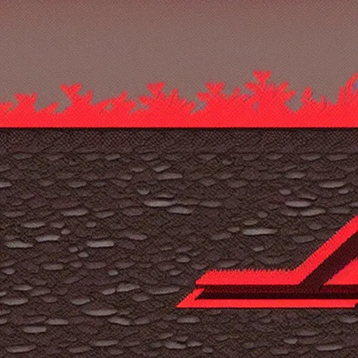 a still of castaway, virtual boy graphics aesthetic ” | Stable ...