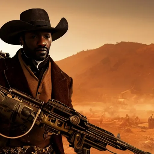 Django from Django Unchained in 'Gears of War', splash | Stable Diffusion | OpenArt