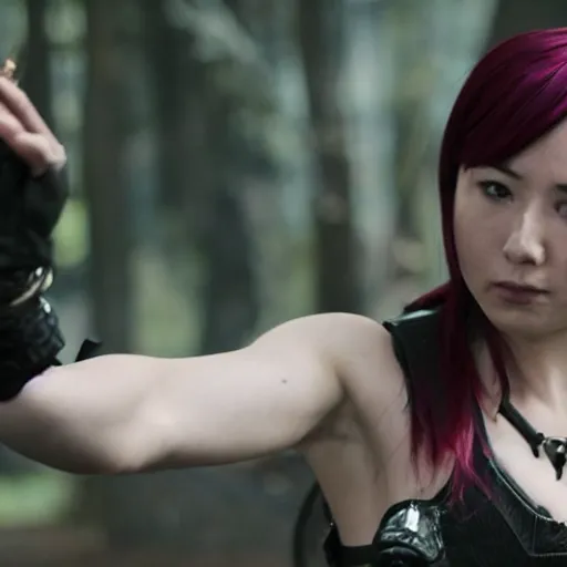 a still of vi from arcane, live action, tough girl | Stable Diffusion | OpenArt