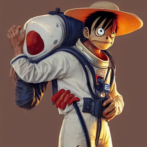 a monkey in a astronaut suit and luffy, intricate, | Stable Diffusion ...