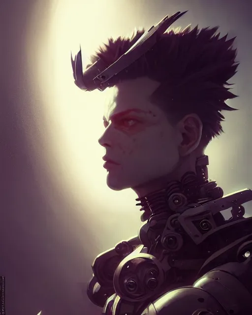 male portrait, handsome, detailed punk hair, cyclops | Stable Diffusion | OpenArt