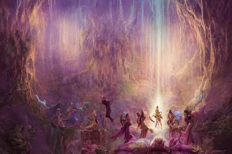 the muses. threads of magic emanate to the world... a | Stable ...