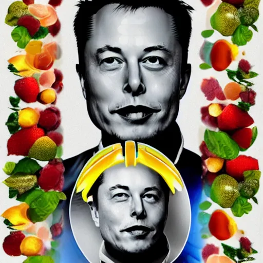 elon musk made of fruits, hd photo | Stable Diffusion | OpenArt