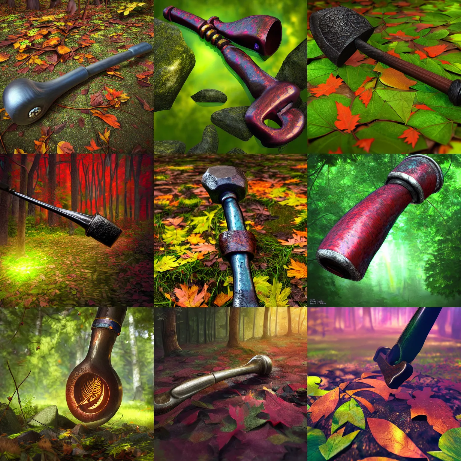 a highly detailed blacksmithing hammer in the middle | Stable Diffusion | OpenArt