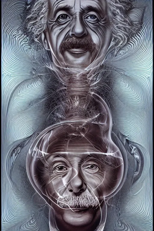 Albert Einstein Centered, uncut, unzoom, symmetry. | Stable Diffusion ...