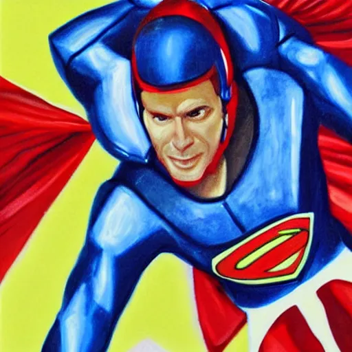 painting of anthony starr in supersuit | Stable Diffusion | OpenArt