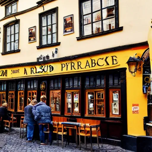 A pub in Prague | Stable Diffusion | OpenArt