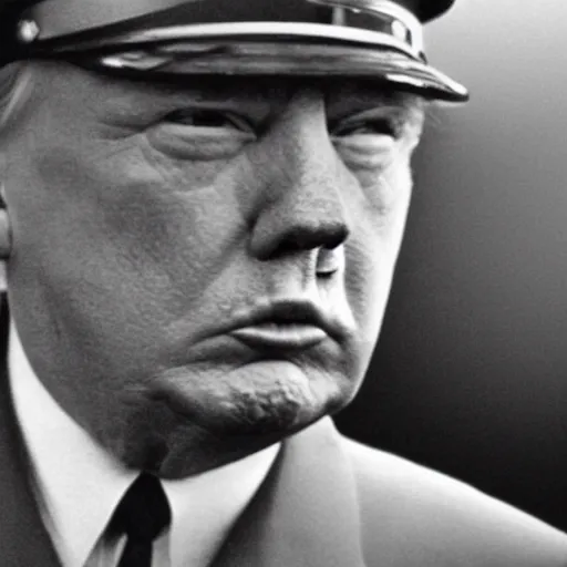 still of donald trump as adolf hitler, 8 k | Stable Diffusion