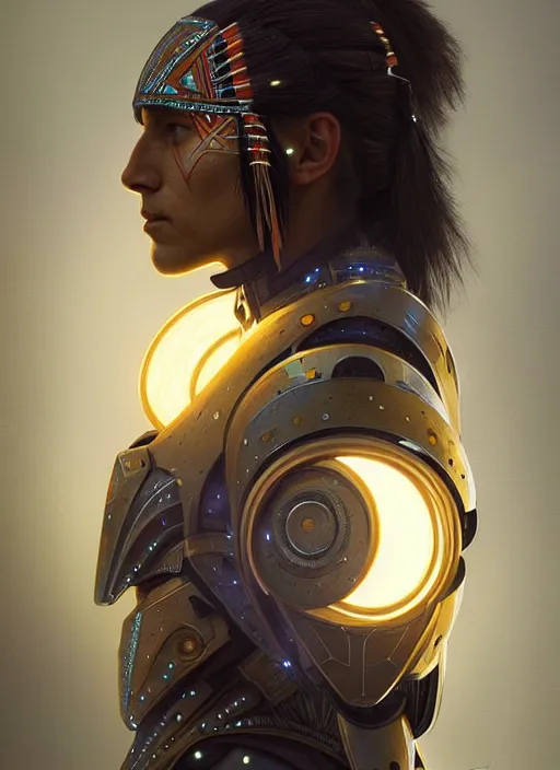 Symmetry!! portrait of a native american warrior, | Stable Diffusion ...