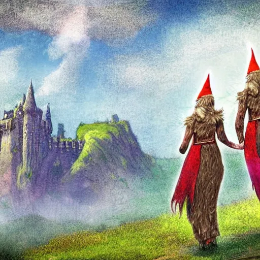 digital art, a couple of elves ( male and female ) | Stable Diffusion ...