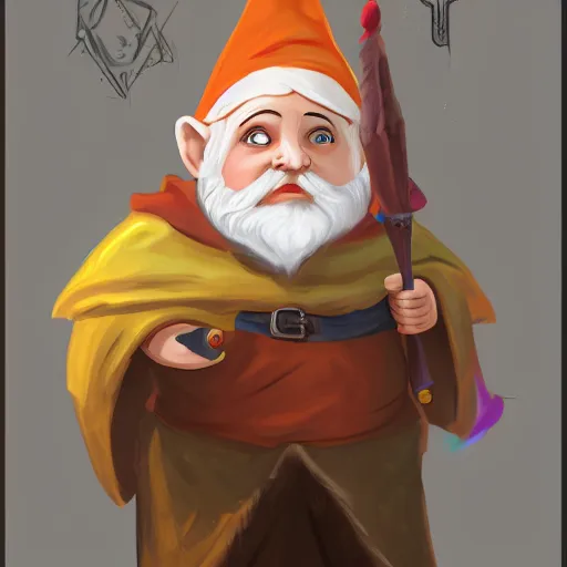 Portrait of a gnome called Eldon, who is a young | Stable Diffusion ...