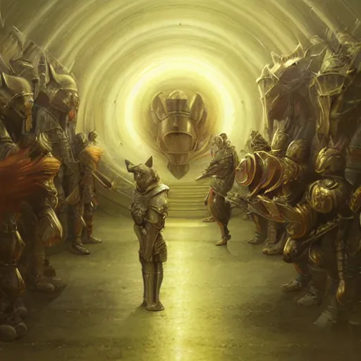 knight armor, anthropomorphic shiba inu visible face, | Stable ...