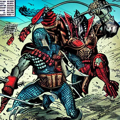 highly detailed comic book cover of the shredder | Stable Diffusion