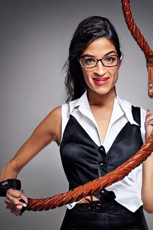 close up of aoc dressed as a sexy librarian and | Stable Diffusion