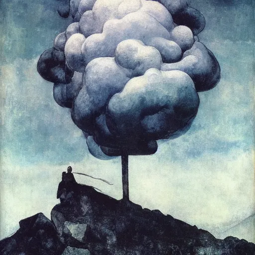 Portrait Portrait of the Nimbus Cloud King emerging | Stable Diffusion ...