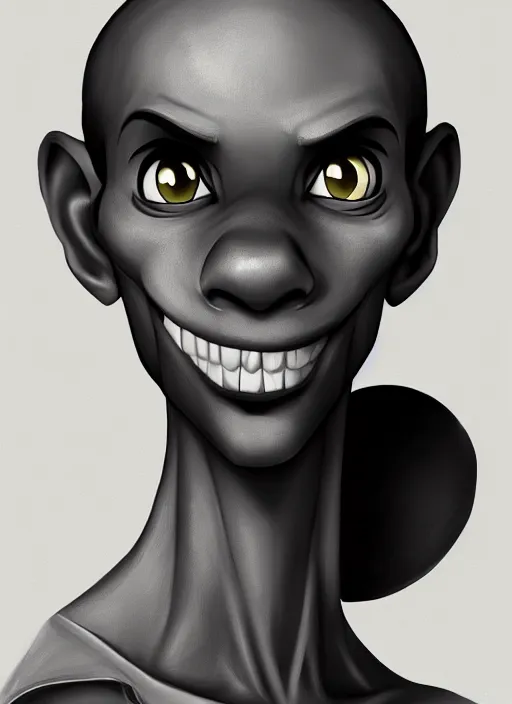 a portrait of humanization of melman from madagascar, | Stable ...