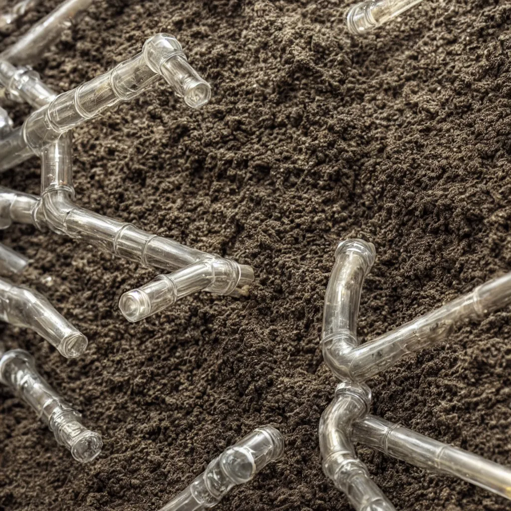 An organic extraction machine with transparent pipes | Stable Diffusion ...