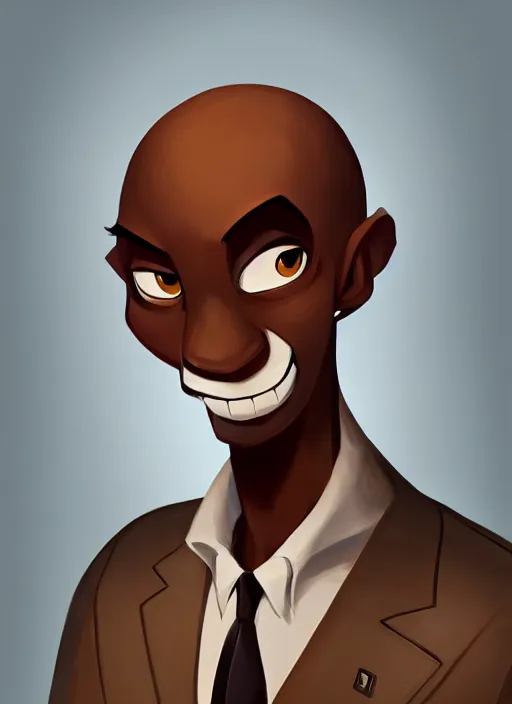 a portrait of humanization of melman from madagascar, | Stable ...